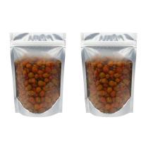China Customizable Food Grade Stand Up Bags 50-120 Micron with Resealable Zipper for Snacks Packaging for sale