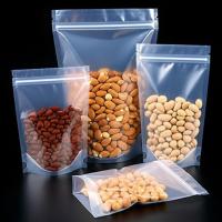China Food Grade Eight Sided Sealing Bags 10-70cm Width with Transparent Windows for Snacks Nuts Packaging for sale