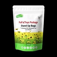 China Full Color Printing Stand Up Bags for Toys Packaging 50 to 120 Micron Custom Size for sale