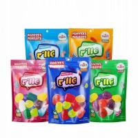 China Vibrant Printed Stand Up Pouches For Gummies Packaging With Customizable High-Color Brand Pattern. for sale