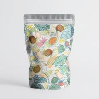 China Custom Eco-Friendly Stand Up Pouches for Food Packaging 50-120 Micron with Resealable Zipper for sale