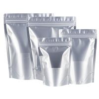 China Customizable Recyclable Stand Up Bags with Transparent Window 50-120 Micron for Food Packaging for sale