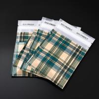 China ​ECO-Friendly Plaid Pattern Child-Resistant Bags - Recyclable Material & Tamper-Evident for sale