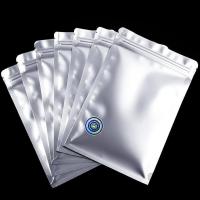 China Black Smell Proof Mylar Bags 5.0 Mil with Ziplock and Hologram Anti Counterfeiting Custom Size for sale