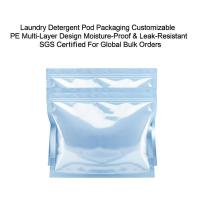 China Custom PE Multi-Layer Laundry Detergent Pod Packaging Bags Moisture-Proof Leak-Resistant SGS Certified for Bulk Orders for sale
