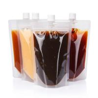 China Custom Sauce Packaging Bags 100ml Leak Proof Stand Up Pouches FDA BPA Free for sale