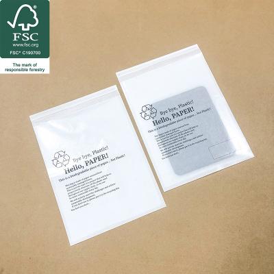 China Custom Logo Printed Eco-Friendly Glassine Paper Bags 40-70 gsm Sustainable Packaging for sale