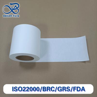 China 100% Recyclable Greaseproof Glassine Paper Film Rolls 30cm Width for Food Bakery Packaging for sale
