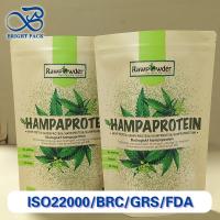 China Food Grade Kraft Paper Stand Up Pouches with PE Lining 100g 250g Custom Printing Eco Friendly for sale