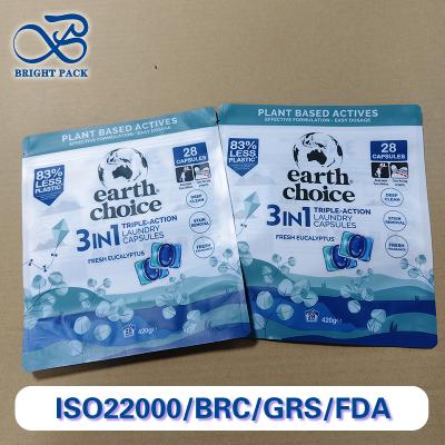 China Custom PE Multi-Layer Laundry Detergent Pod Packaging Bags Moisture-Proof Leak-Resistant SGS Certified for Bulk Orders for sale