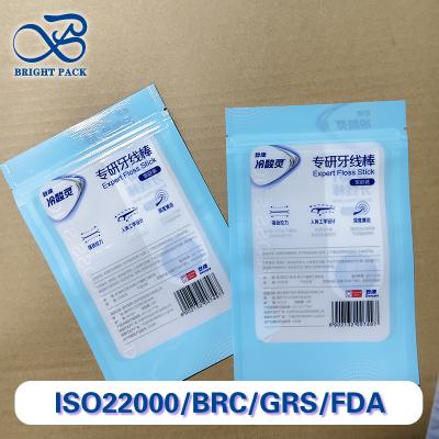 China High Barrier Composite Pouches for Floss Picks 60-150 Micron Customizable Dental Packaging for sale