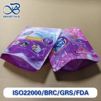 China Customizable Child Resistant Laundry Detergent Bag 2-4 mil Thickness for sale