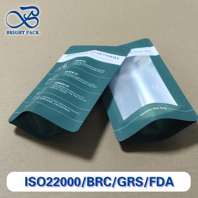 China PE Stand Up Food Packaging Bags with Window 10cm-50cm Width for sale