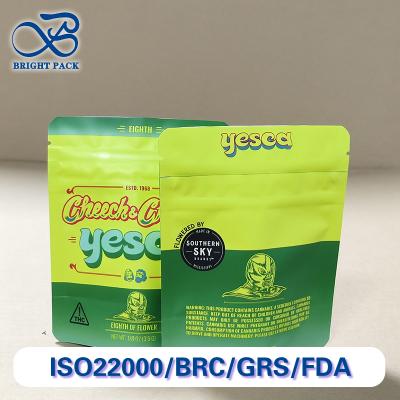 China CRC Certified Child Resistant Bag with Custom Logo Printing for sale