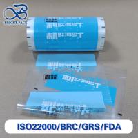 China Recycled High Barrier Seafood Packaging Film 115mm with Zipper Closure for sale
