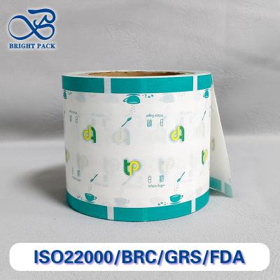China FSC Certified Recycled & Virgin Fiber Paper Film Roll Plastic Free Alternative 80cm Width for sale