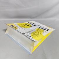 China Custom Logo 8-Side Seal Flat Bottom Bag High Barrier PET/AL/PE 200 Micron for Snacks for sale