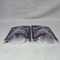 China Custom Clear Window Stand Up Zipper Pouch 100g 200g Resealable Packaging for sale