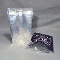 China Custom Clear Window Stand Up Zipper Pouch 100g 200g Resealable Packaging for sale