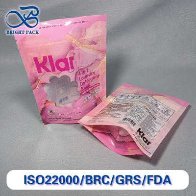 China Sustainable Stand Up Pouch with Flat Bottom 1000ml Recyclable Mono-Material PE for sale