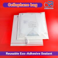 China Custom Frosted Glassine Paper Bags 40-70gsm Self Adhesive for T-Shirt Clothing Packaging for sale