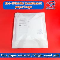 China Frosted Glassine Paper Bags with Self Adhesive Seal 40-70 gsm for Clothing Packaging for sale