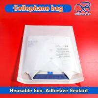 China Frosted Glassine Paper Bags with Self Adhesive Seal 40-70 gsm for Clothing Packaging for sale
