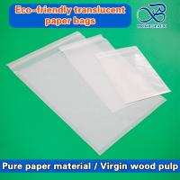 China FSC Certified Biodegradable Glassine Paper Bags 40-80 gsm Customizable Eco-Friendly Apparel Packaging for sale