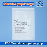 China Custom Thin Light Eco Friendly Glassine Paper Bags 30 50 gsm Self Adhesive Stripe for sale