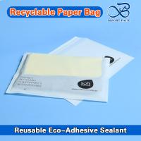 China FSC Certified Biodegradable Glassine Paper Bags Self Adhesive Seal for Clothing Socks 100 Pcs for sale