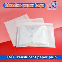 China Biodegradable Translucent Glassine Paper Bags 35-70 gsm Customizable for T-Shirt Packaging for sale