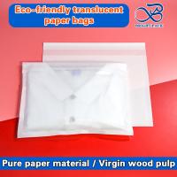 China Biodegradable Translucent Glassine Paper Bags 35-70 gsm Customizable for T-Shirt Packaging for sale