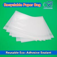 China Eco Friendly Translucent Wax Coated Paper Bags 35-70 gsm Customizable Self Adhesive Seal for sale