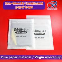 China 100% Degradable Glassine Wax Paper Bags for T-Shirt Packaging - Custom Sizes with 100 PCS MOQ for sale