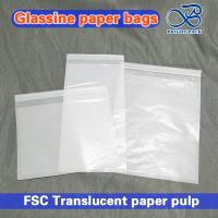 China 40g Glassine Pure Paper Garment Mailer Bag Self-Sealing Adhesive Strip Recyclable Packaging for sale