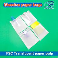 China Custom Printed Glassine Wax Paper Bags 10x14 to 14x18 Inches for T-Shirt Packaging with 50-70 GSM Weight for sale