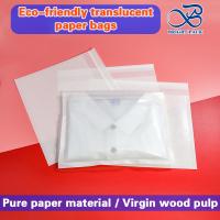 China Eco-Friendly Biodegradable Glassine Paper Bags 30-60 gsm Greaseproof Moisture Resistant Sustainable Packaging for sale