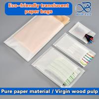 China Custom Printed Frosted Glassine Bags 40-70 gsm with Self Adhesive Stripe for Eco-Friendly Packaging for sale