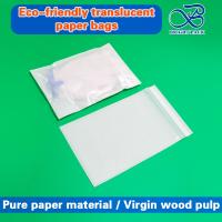 China Custom Printed Glassine Wax Paper Bags 30-60 gsm Biodegradable Translucent Clothing Inner Bags for sale