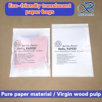 China Customizable Biodegradable Glassine Paper Bags Self Adhesive Stripe 30-60 gsm Eco Friendly Packaging for sale