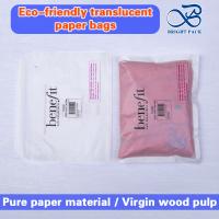 China FSC Certified Semi Transparent Glassine Paper Bags 30-50 gsm for Socks and Swimsuits for sale