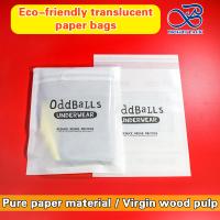 China 40gsm Transparent Tear Resistant Self Adhesive Glassine Bags for Clothing Packaging for sale