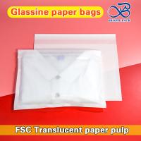 China 40gsm Self-Adhesive Biodegradable Glassine Paper Bags for Clothing Packaging for sale