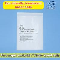 China 40gsm Biodegradable Glassine Paper Bags with Self Adhesive Stripe for Fashion Packaging for sale
