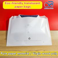 China ClearView 40g Self-Adhesive Biodegradable Glassine Paper Bags for Garment Packaging for sale