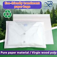 China FSC Certified Glassine Paper Bags 40-60 gsm Leak Proof Food Grade Packaging with Custom Printing for sale