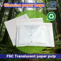 China FSC Certified Glassine Paper Bags 40-60 gsm Leak Proof Food Grade Packaging with Custom Printing for sale