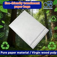 China FSC Recycled Glassine Paper Bags 40-60 gsm High Transparency Custom Sizes for Luxury Garment Packaging for sale