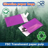 China FSC Certified Glassine Paper Garment Bags 40-60 gsm Custom Sizes for Luxury Apparel Packaging for sale