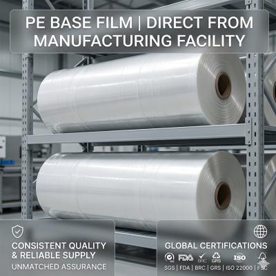 China Food Grade Multilayer PE Film Roll 80 Micron Heat Sealable UV Protection for Laminated Food Bags for sale